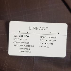 Lineage | Suits & Blazers | Lineage Performance 2 Button Suit | Poshmark